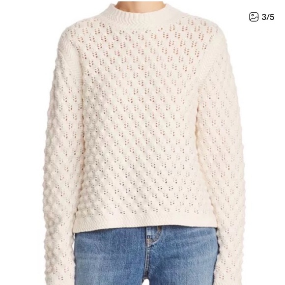 La Vie Rebecca Taylor | Sweaters | La Vie Rebecca Taylor Cream Wool ...